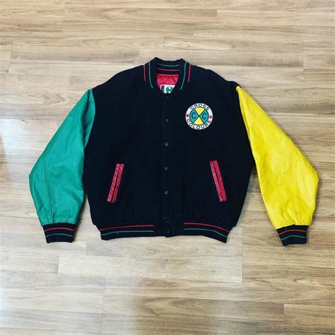 Vintage Cross Colours Jacket Rare Size 3xl Depop