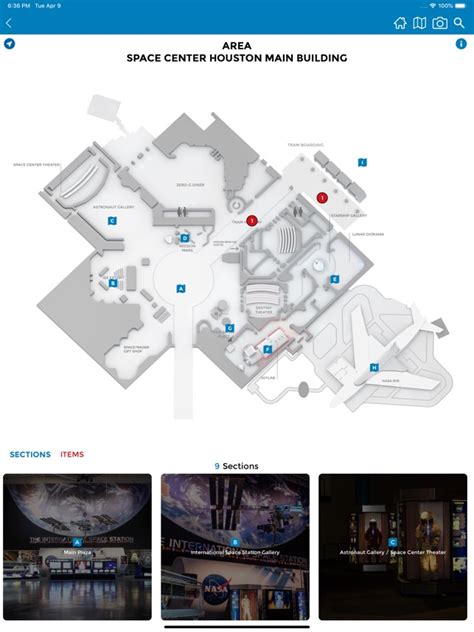 Nasa Space Center Map