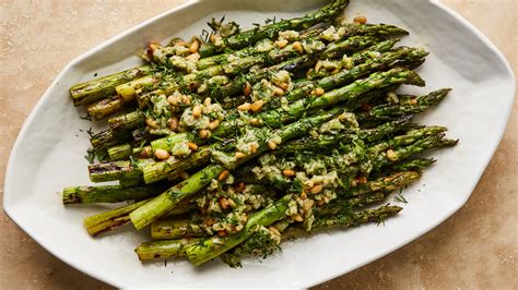 Asparagus Recipes Baked Asparagus With Cheese And Breadcrumbs