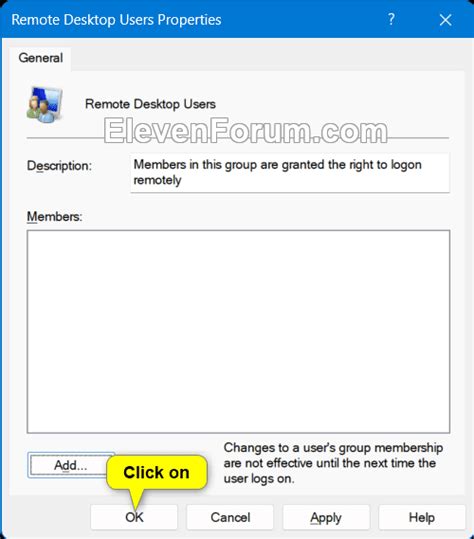Add And Remove Remote Desktop Users In Windows Windows Forum