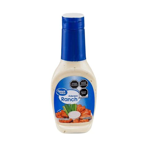 Aderezo Great Value Ranch 250 Ml Bodega Aurrera Despensa A Tu Casa