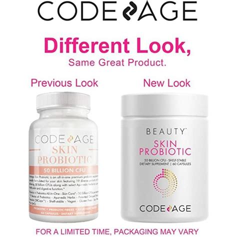 Code Age Viên Lợi Khuẩn Cho Da Code Age Beauty Skin Probiotic Hũ 60