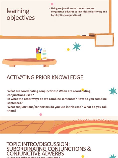 Subordinating Conjandconjunctive Adverbs Pdf Adverb Grammar