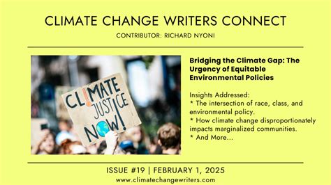 Bridging The Climate Gap The Urgency Of Equitable Environmental Policies
