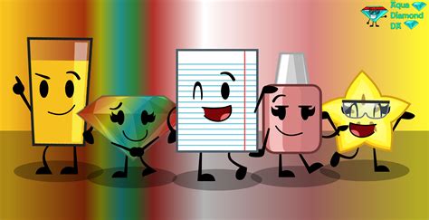 5 Random Object Show Characters By Aquadiamondda On Deviantart