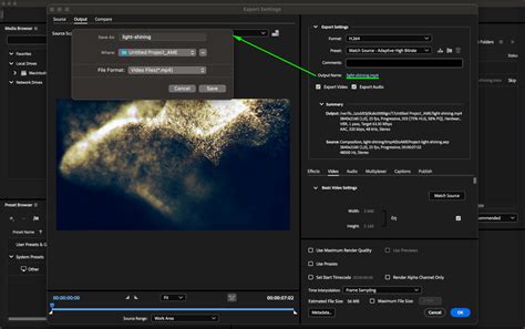 how to link adobe media encoder to after effects