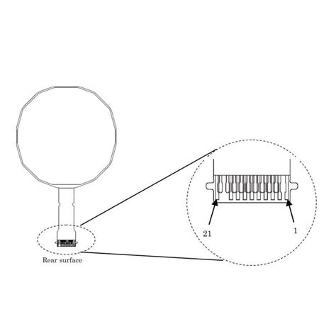 Sharp Ls013b7dd02 1 29 Inch Circular Display 260x260 Sunlight Readable Round Display For
