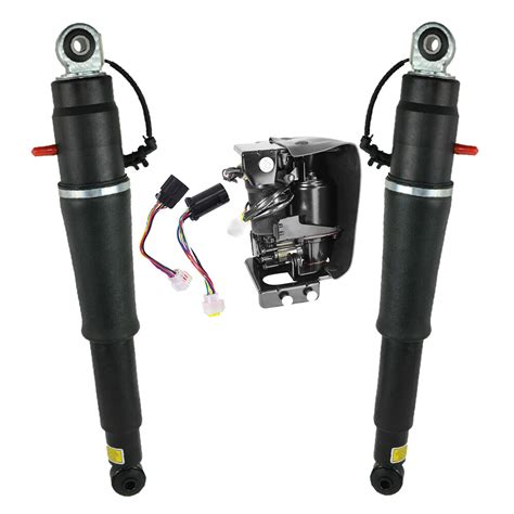Rear Suspension Air Shocks Compressor Kit For 2015 2020 Chevrolet Tahoe
