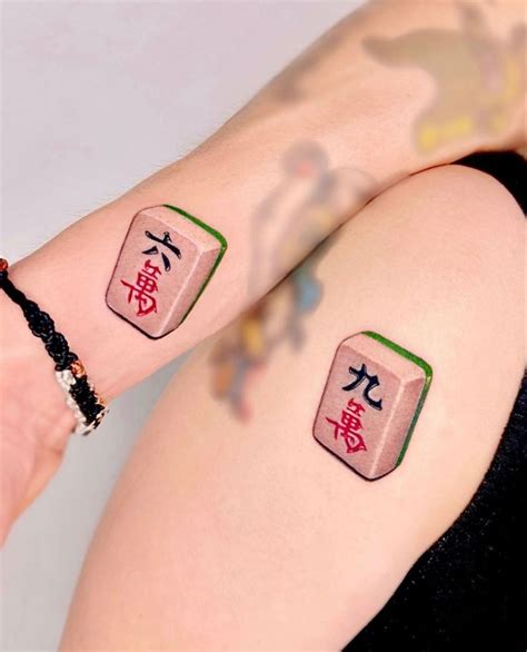 Mahjong Tattoo Tattoos Tattoo Work Minimalist Tattoo