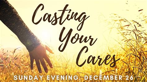 Casting Your Cares Rev David Harbison 122621 Pm Youtube