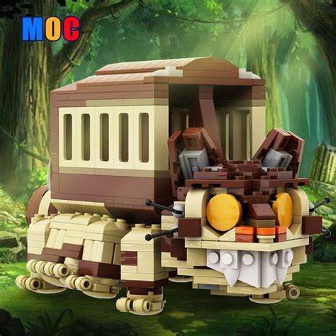 Gobricks Version 474 Pcs Moc 142527 Totoros Catbus ネ コ バ ス Joy Bricks