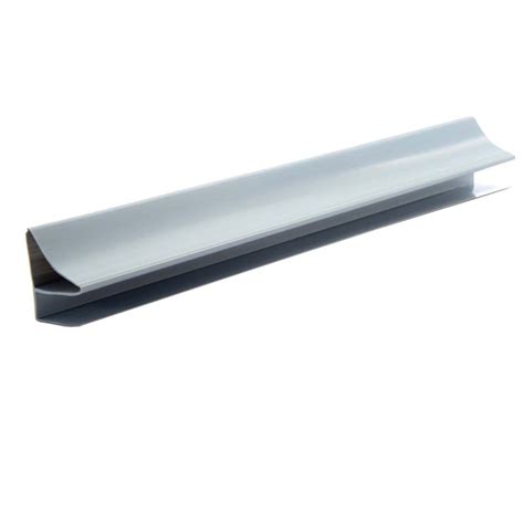 Accesorio Perfil Perimetral Corniza Pvc 10 Mm X 5 Mts Gris Claro X 50