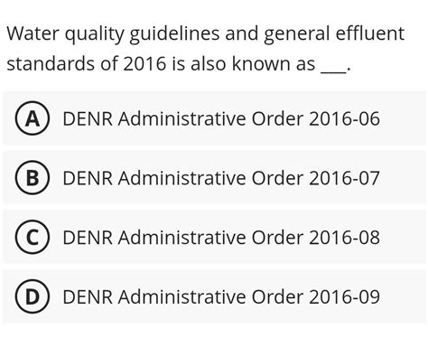 Water Quality Guidelines And General Studyx