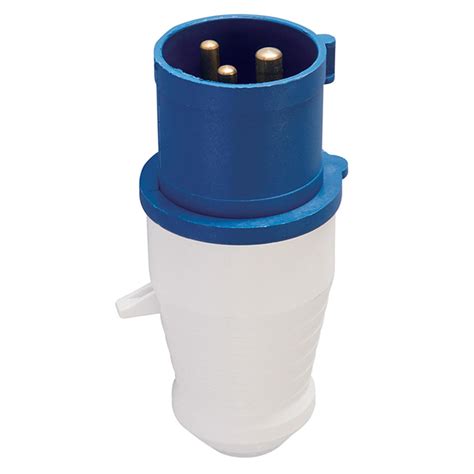 10 X 16 Amp Pce Ip44 Black Ceeform Male Plug Connector 16a Stage Theat