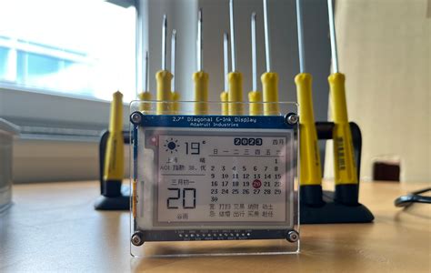GitHub Xiaolu ESP Calendar E Ink Display Calendar With ESP Controller