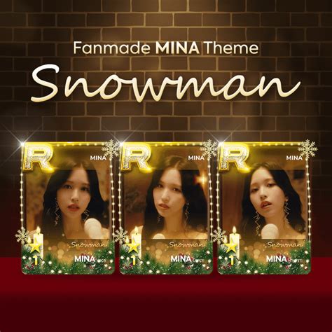 Twice Mina Snowman Orig Sia Twice Melody Project Rpopheads