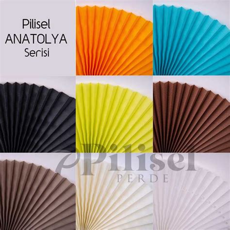 Plise Perde Anatolia Serisi 102 Gr Ağırlığında Nanoteknoloji Ile