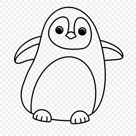Penguin Clip Art Black And White Lip Drawing Black And White Drawing
