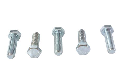V Twin 73 0027 Hex Cap Bolts Zinc 38 Inch X 1 14 Inch