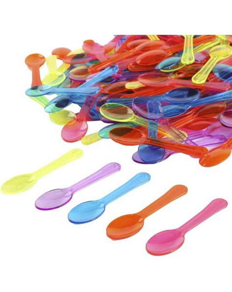 Assorted Ice Cream Dessert Spoons