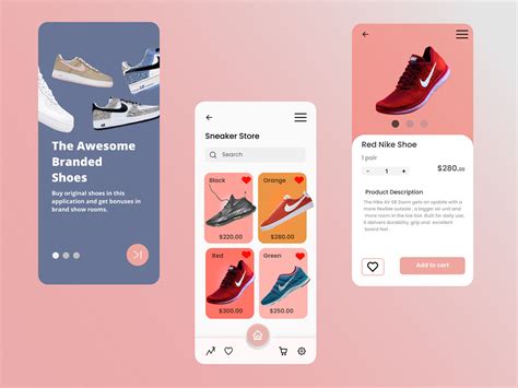 Sneaker Store App Design On Behance