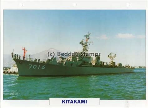 1963 Kitakami Isuzu Class Frigate Ship Japan Warship Photograph Maxi
