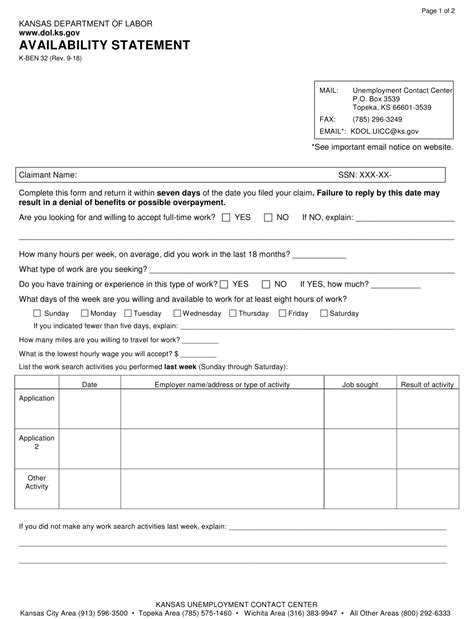 Form K Ben32 Fill Out Sign Online And Download Fillable Pdf Kansas Templateroller