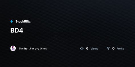 Bd4 Stackblitz