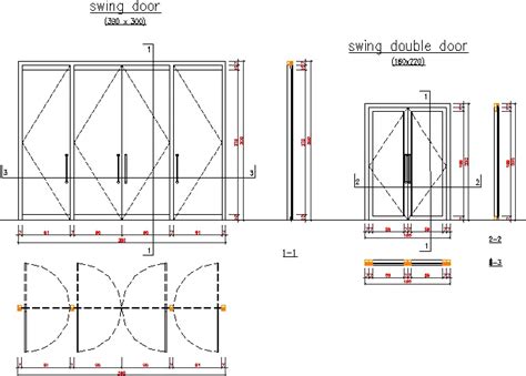 Swing Aluminium Double Door Installation Details Double Swing Door