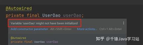 终究还是错付了——最爱的autowired产生警告了 知乎