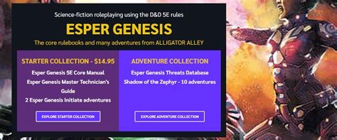 Blast Off With The Esper Genesis Bundle Your Complete Sci Fi Rpg