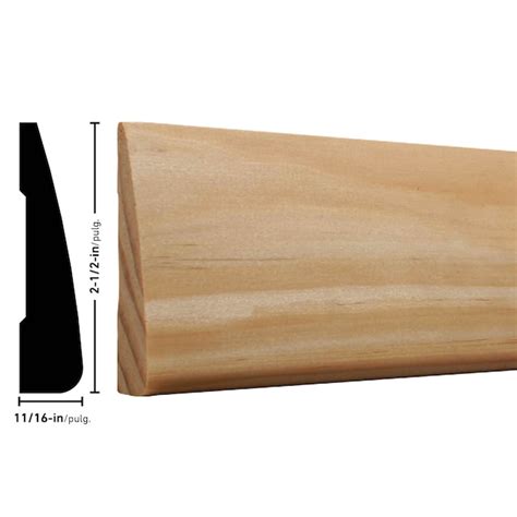 Reliabilt 11 16 In X 2 1 2 In X 7 Ft Unfinished Pine 315 Casing In The