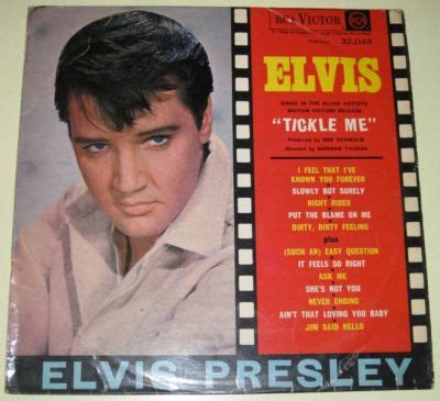 Elvis Tickle Me South Africa Lp Rca 32 049 Original