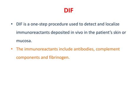 Direct Immunofluorescence In Dermatology Pptx