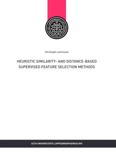 Step By Step Algorithm Of Fsae Heuristic Similarity And Distance Based Supervised Feature Se