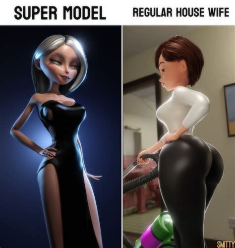 Rule 34 3d Ass Big Ass Big Breasts Blender Breasts Brown Hair Clothed Disney Elastigirl Female