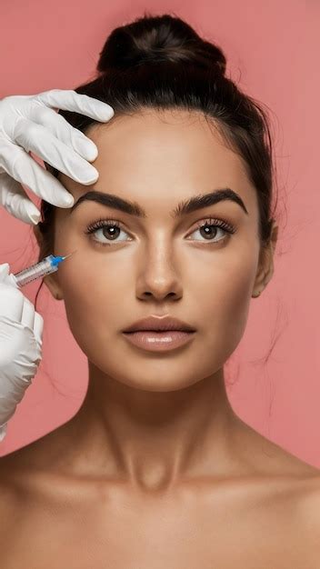 Premium Photo Beautiful Young Woman Getting Botox Cosmetic Injection