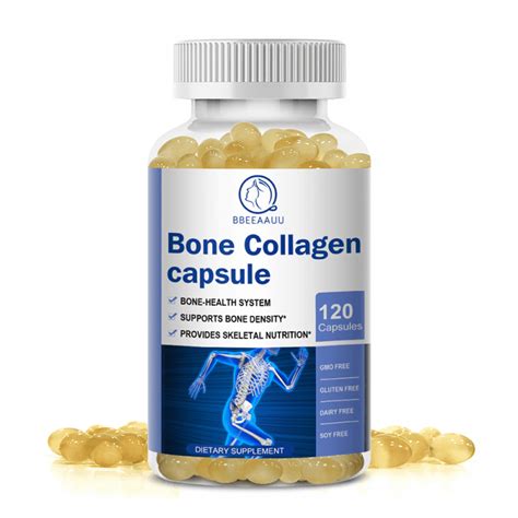 Bone Collagen Capsules Collagen Supplements With Vitamin C E