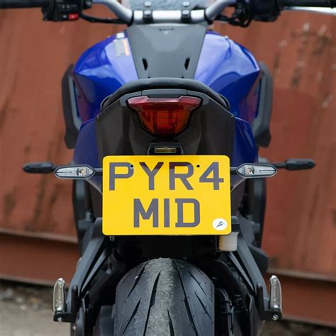 Support De Plaque Pyramid Pour Yamaha Mt07 2025 Et Tech2roo