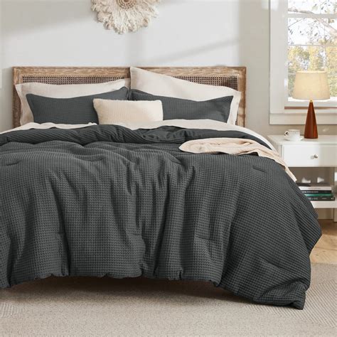 Cotton Waffle Weave Comforter Set Bedsure®