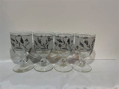 Vintage Libbey Wine Glasses Etsy
