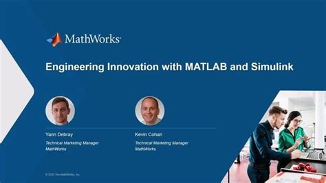 Engineering Innovation With Matlab And Simulink Matlab