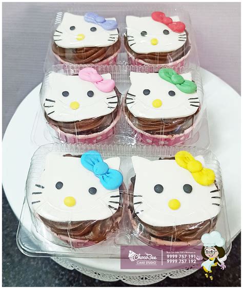Kitty Theme Cup Cakes Chocobee