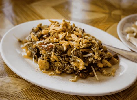 Burmese Laphet Thoke Tea Leaf Salad Delishglobe