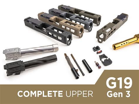 Glock 19 Upper Parts Kit With Barrel And Slide
