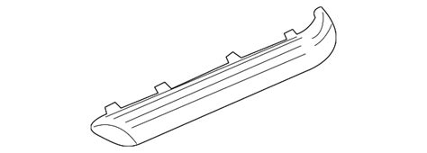 203 885 27 21 9999 Outer Molding 2001 2007 Mercedes Benz Mercedes