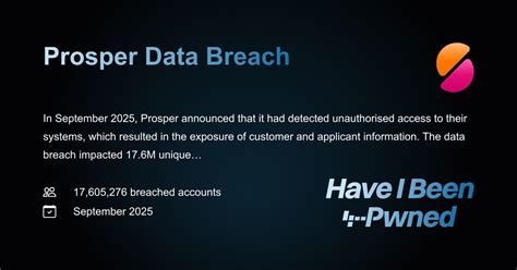 Have I Been Pwned Prosper Data Breach