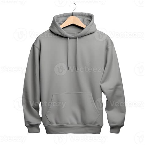 Ai Generated Photo Of Clean Light Gray Hoodie Without Background