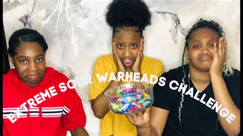 Funniest Extreme Sour Warheads Challenge Youtube