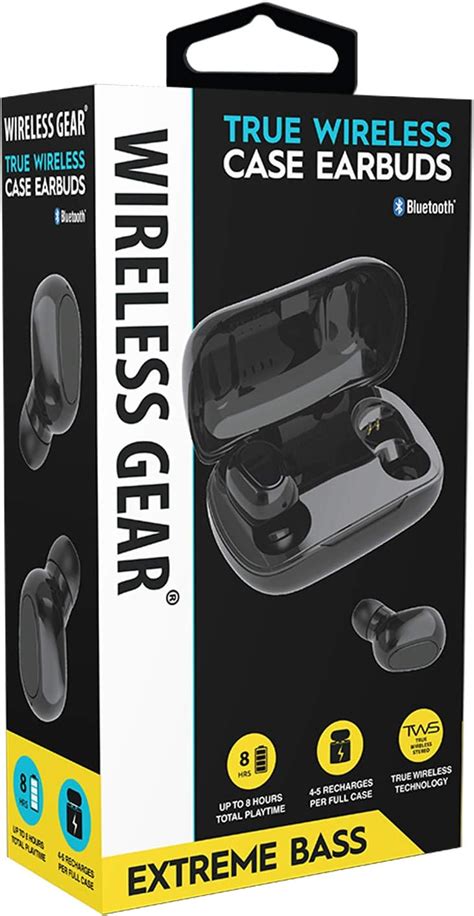 Wireless Gear True Wireless Case Earbuds User Manual